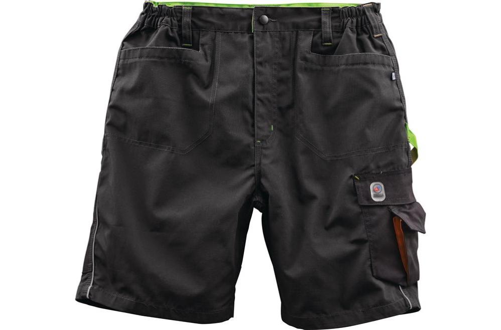 TERRAX Short pour homme taille 56 noir/limette 65 % PES / 35 % coton ...