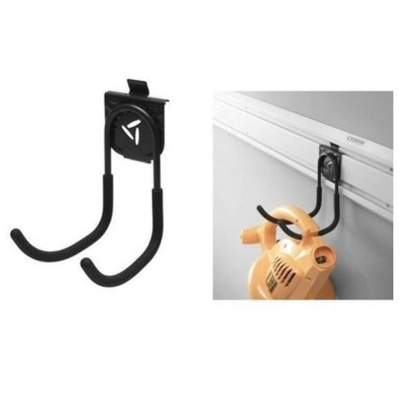 Grand crochet 2 dents arrondies - à clipser sur panneaux/canaux muraux ...