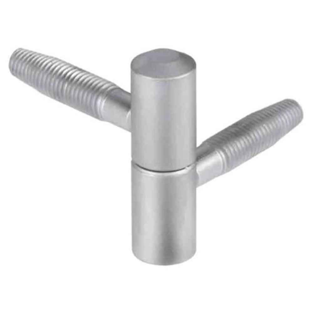 Cerniera anuba cromo opaco d.14 x 48 per porte e finestre in legno ...