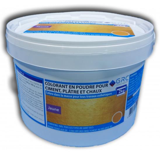 GRC - Pigment en poudre "JAUNE", 2 Kg | Leroy Merlin