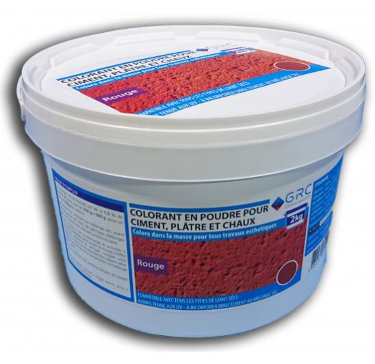 GRC - Pigment en poudre "ROUGE", 2 Kg | Leroy Merlin