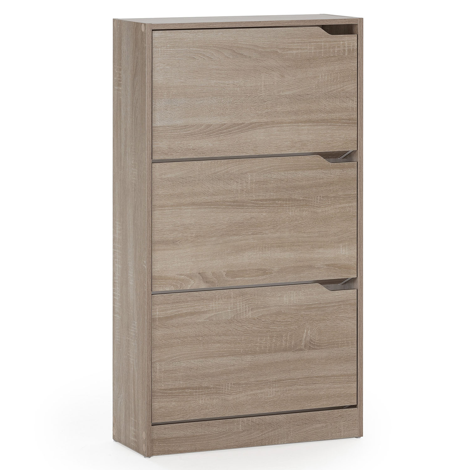 Mobile Scarpiera Angel 3 Ante Colore Rovere, per 18 Paia | Leroy Merlin