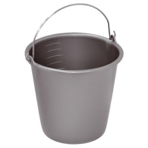 ALUMINIUM ET PLASTIQUE - Seau de ménage gradué - 8 L - gris | Leroy Merlin
