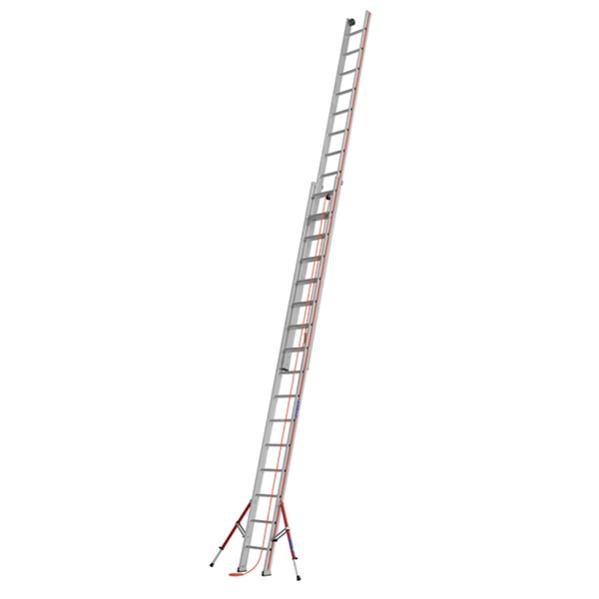 Scala a sfilo con fune 2x18 pioli - 9.22m - 605136 | Leroy Merlin