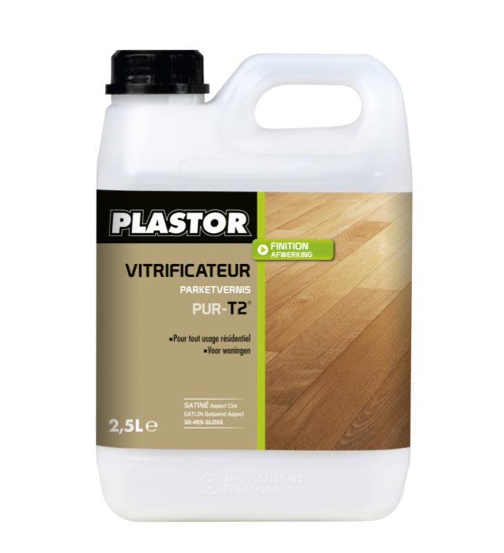 Vitrificateur Incolore Pur-T2 Plastor Conditionnement - 2.5 L, Finition ...