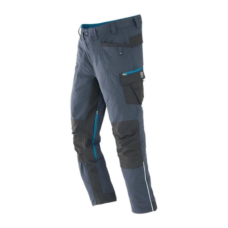 Pantalon de travail Terrax Workwear Gr.50 anthracite/pétrole TERRAX ...