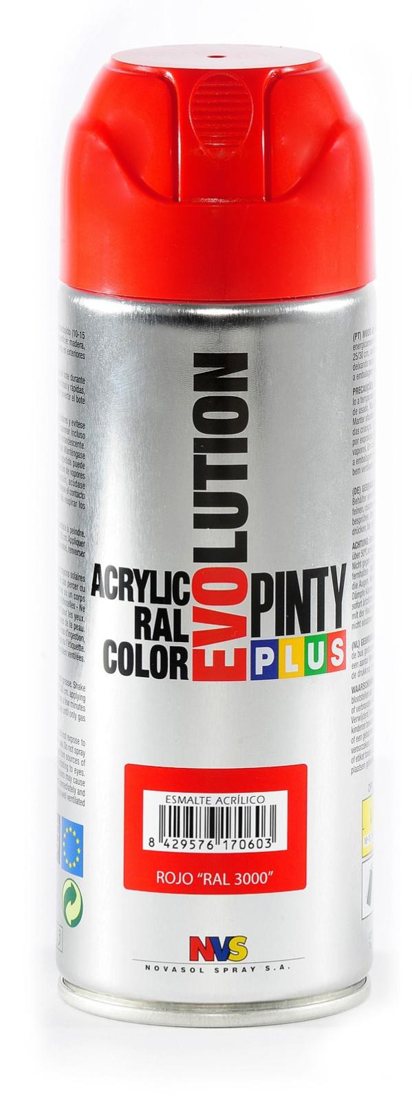 Pintura Spray Acrilica Brillo Pintyplus Evolution 270 Cc Ral 6080 Verde ...