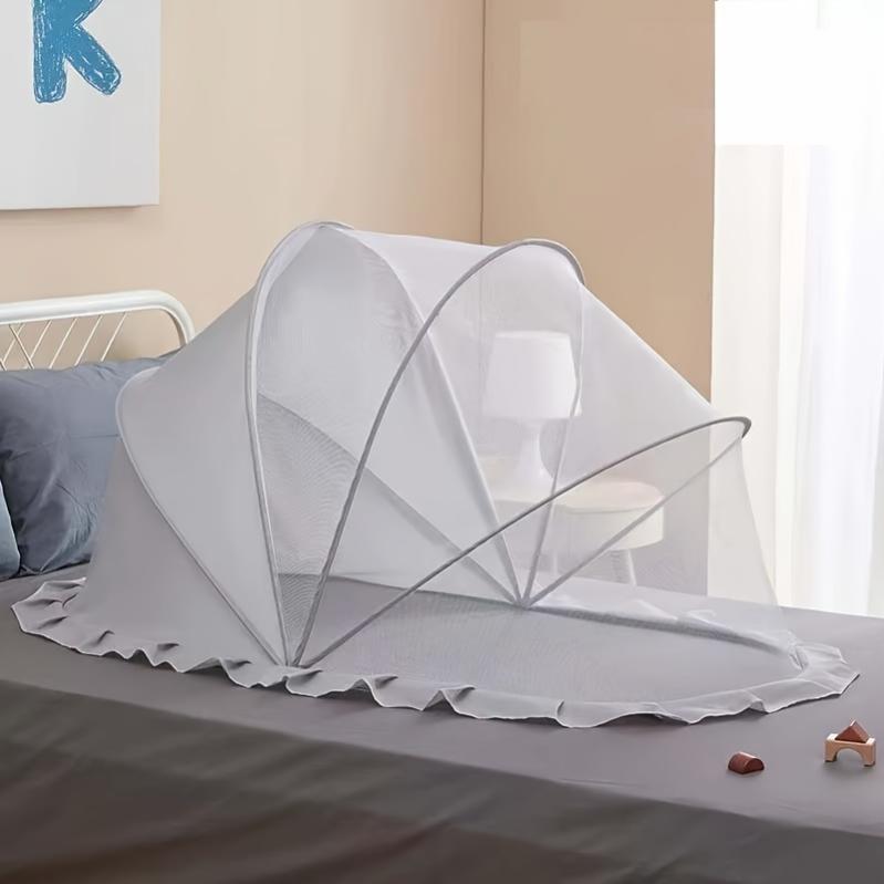 Mosquitera para bebé de 125 cm, mosquitera plegable para cama infantil ...