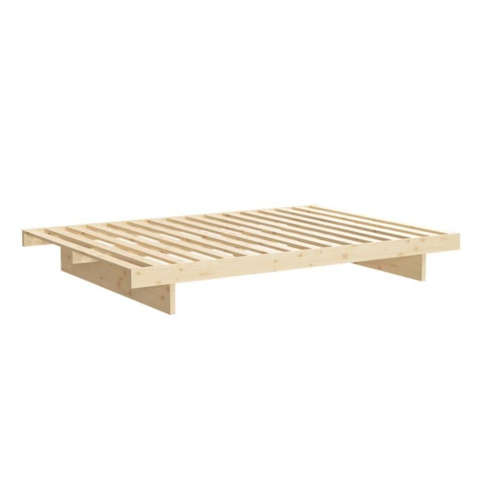 Sommier futon KANSO BED pin massif couchage 120 cm | Leroy Merlin