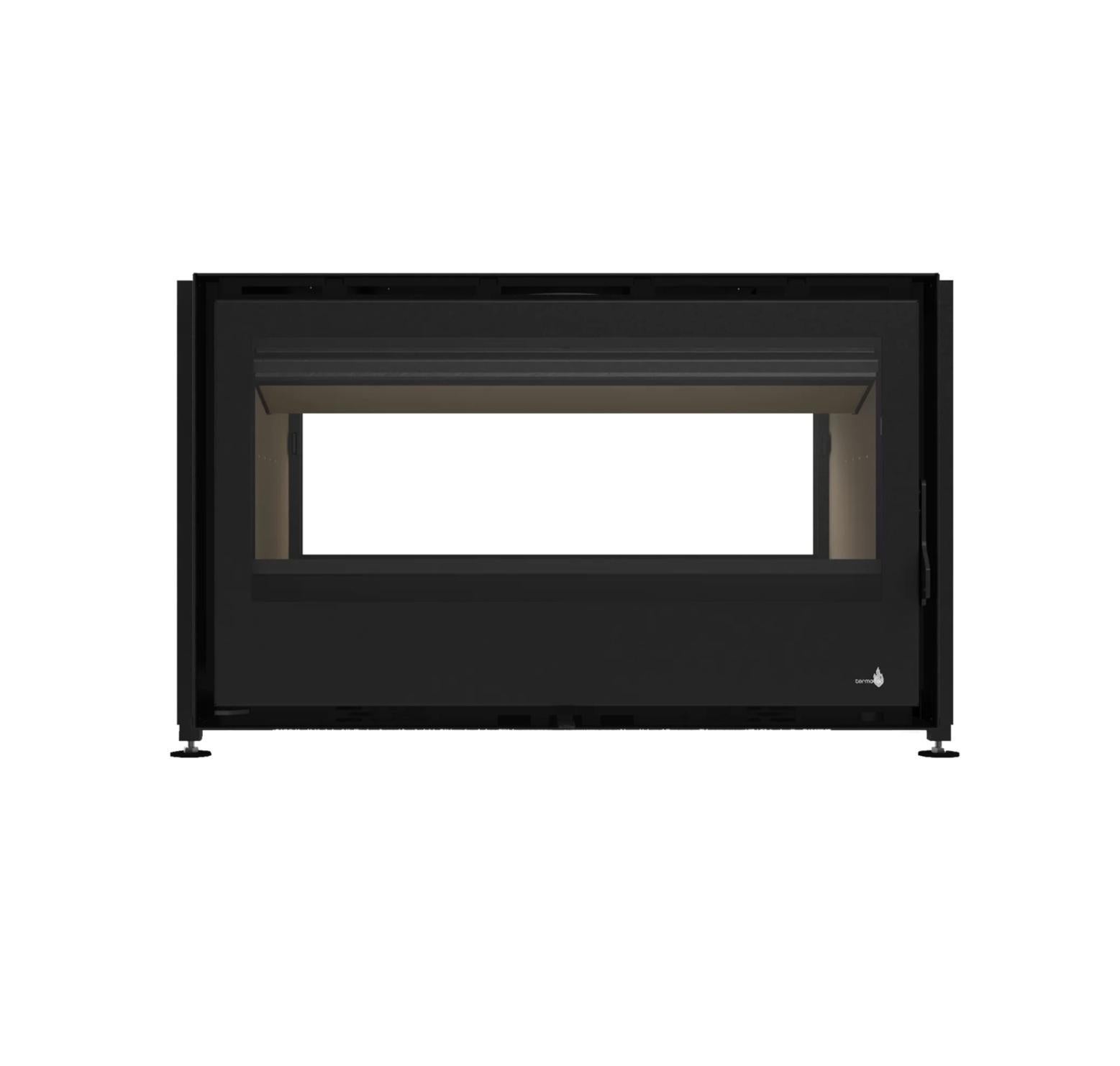 TERMOFOC - Estufa de Leña Insertable, doble cara con Turbina Modelo ...