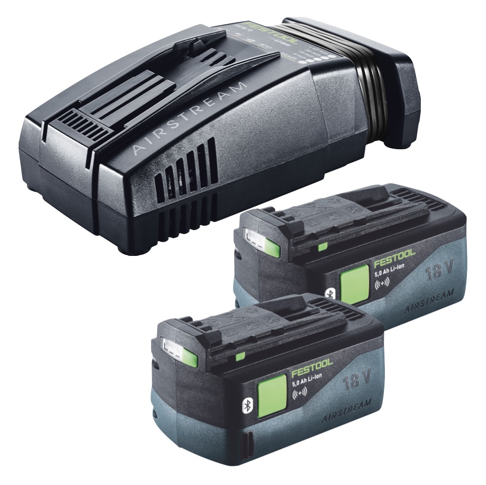 Festool Set Énergie : 2x Batteries BP 18 Li 5,0 ASI EU 5,0Ah 18V ...