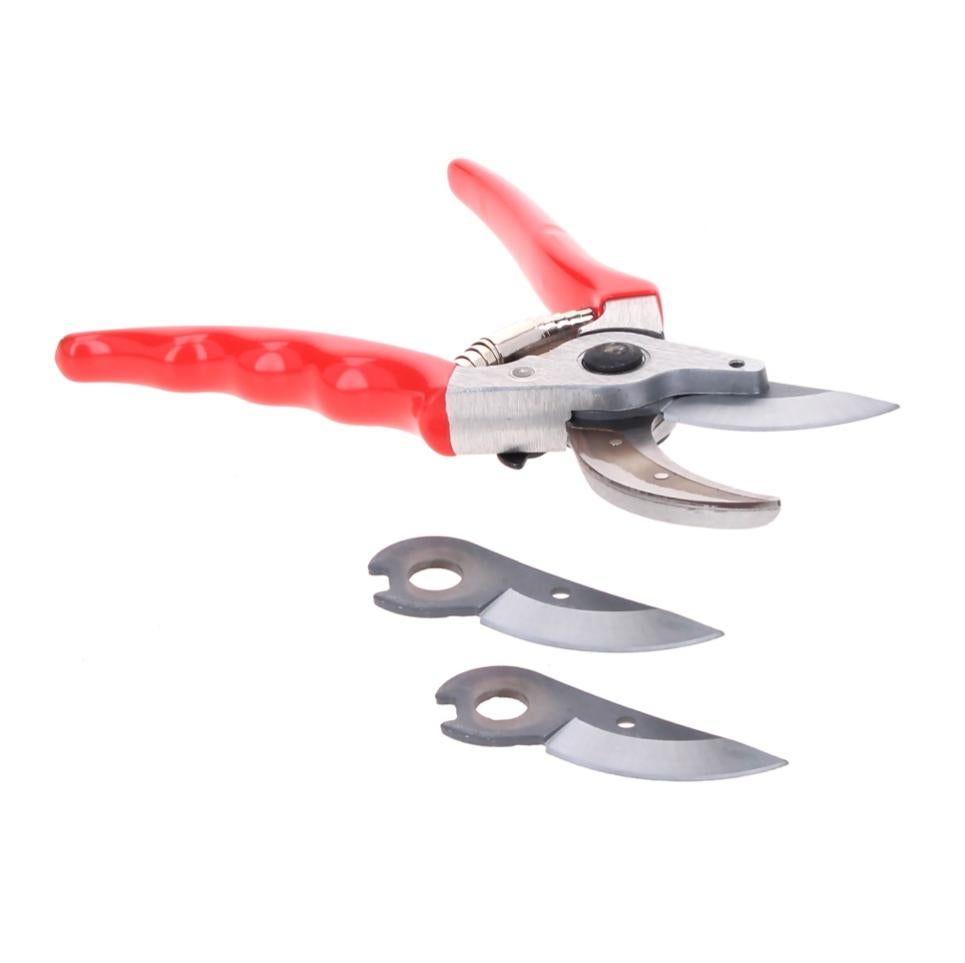 Shogun Sécateur à rose manche aluminium lame chromée (355) + 2x Lames ...
