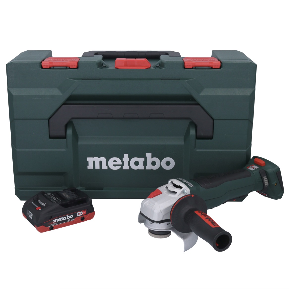 Metabo WPB 18 LT BL 11-125 Quick Meuleuse d'angle sans fil 18 V 125 mm Brushless + 1x batterie 4 ...