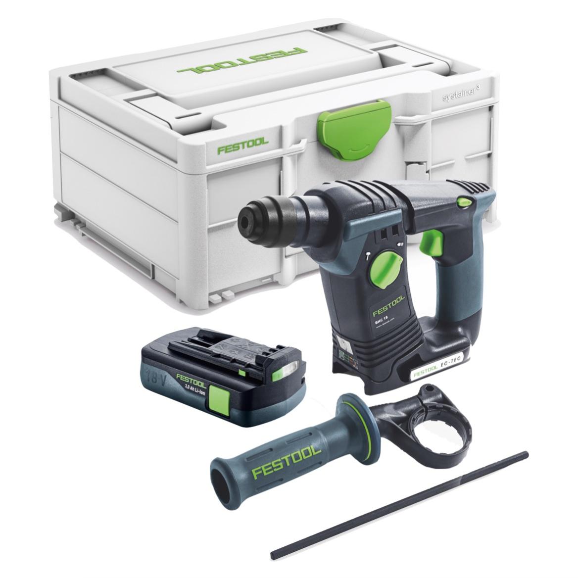 Festool BHC 18-Basic marteau perforateur sans fil 18 V 1.8 J SDS Plus ...