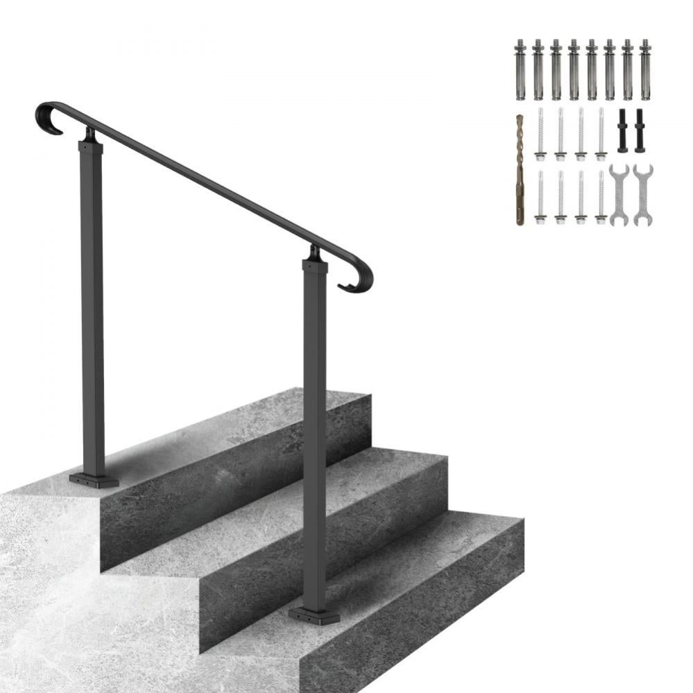 Corrimano per scale regolabile per ingresso - Nero | Leroy Merlin