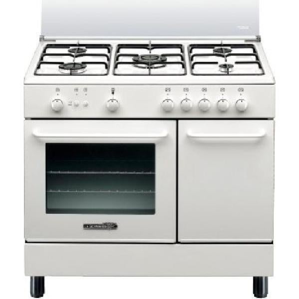 La Germania SP95C21W Cucina a Gas 5 Fuochi con Forno a Gas con Grill ...