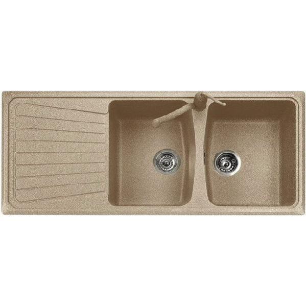 Plados SP1162UG55 Lavello Cucina Fragranite 2 Vasche Incasso con ...