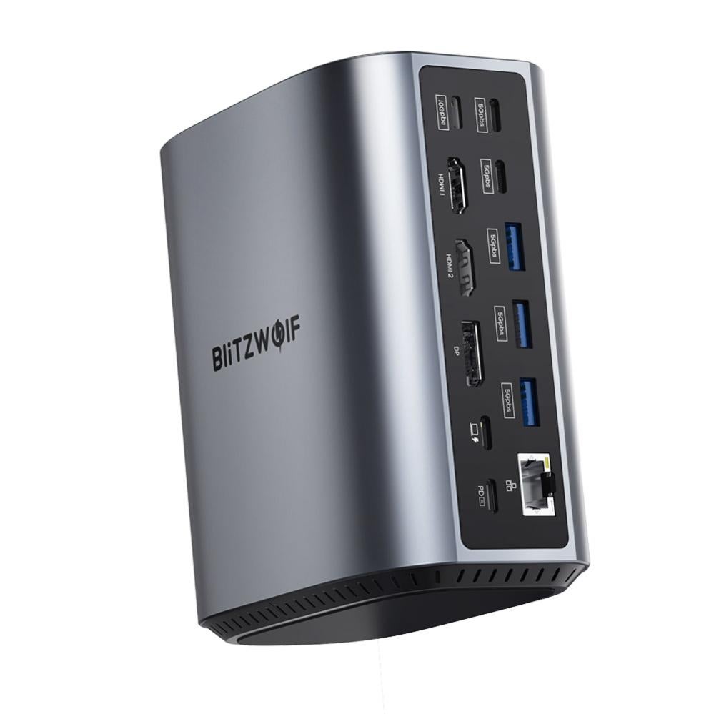 Station d'accueil USB C Docking Station Double Moniteur, 17 en 1 Dual ...