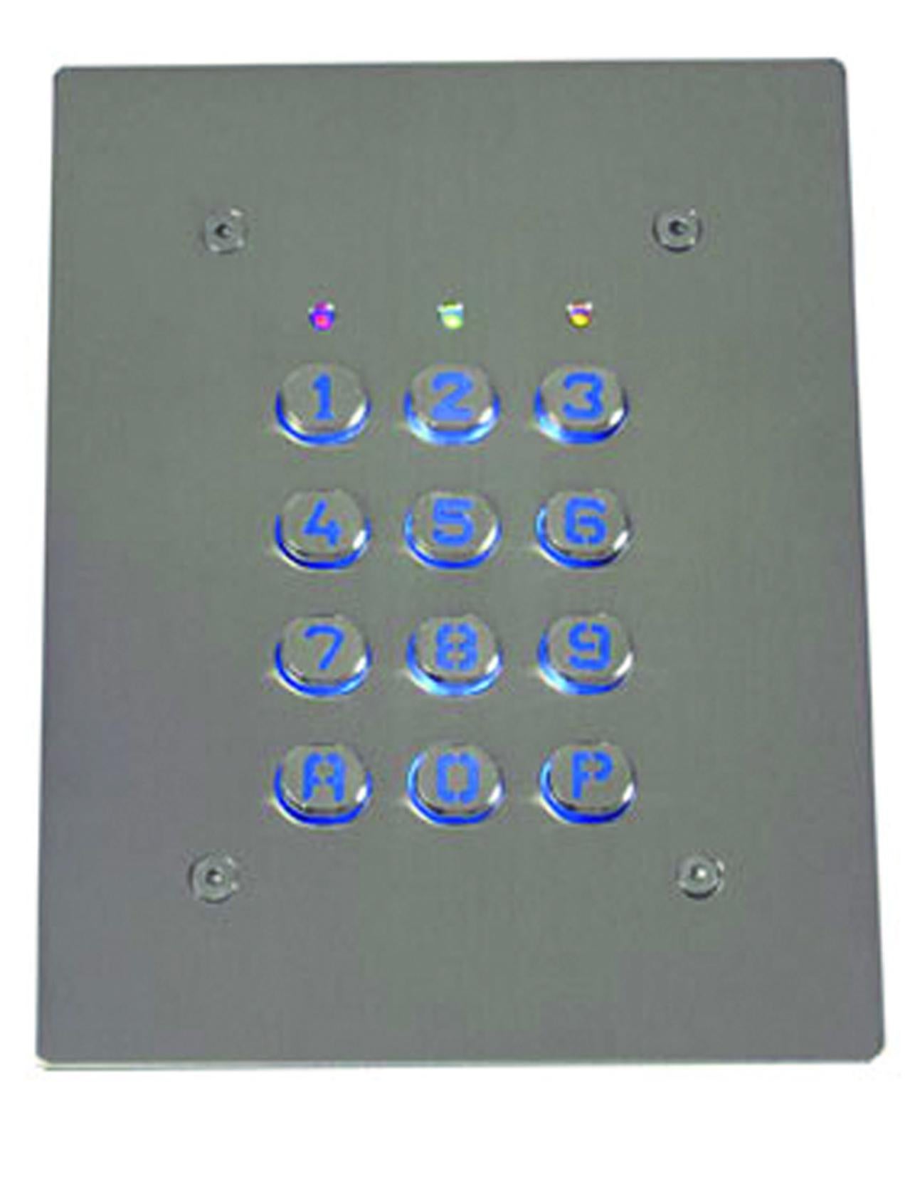 ACIE SU2-EAB-TME Clavier 2 relais avec 60 codes/touches métalliques ...