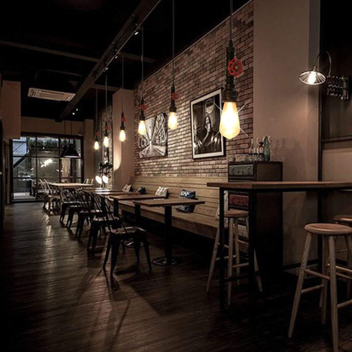 Vintage Suspension Industriel Pendentif Lumière Rétro Lustre Fer ...