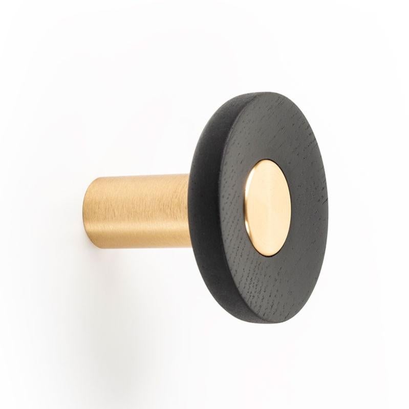 Colgador Zoot 7001-Laton oscuro cepillado / nogal / 60 mm | Leroy Merlin