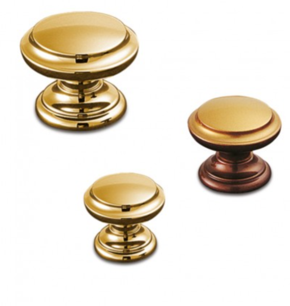 Poignée Tau 8461-Laiton brossé rustique. 28mm. ⌀35mm. | Leroy Merlin