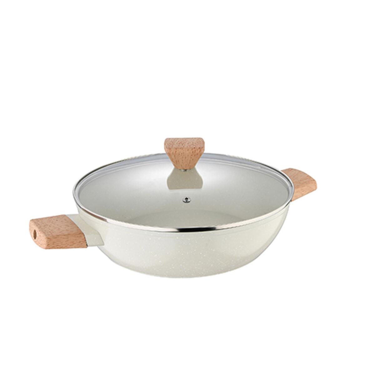 Casseruola Bergner NATURALLY Ø 28 cm Bianco | Leroy Merlin