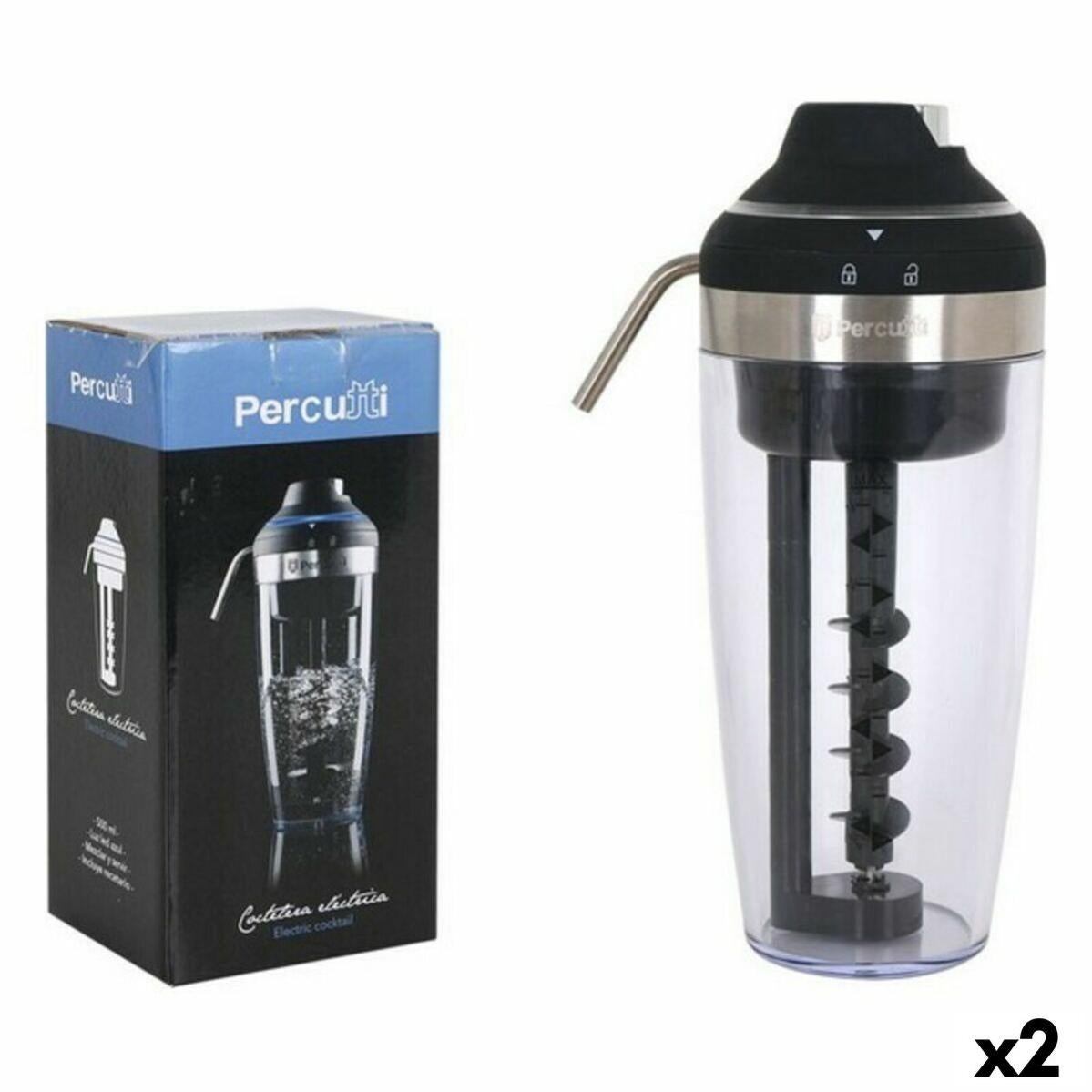 Shaker per cocktail Percutti Legno percutti Elettrica 500 ml (2 Unità ...
