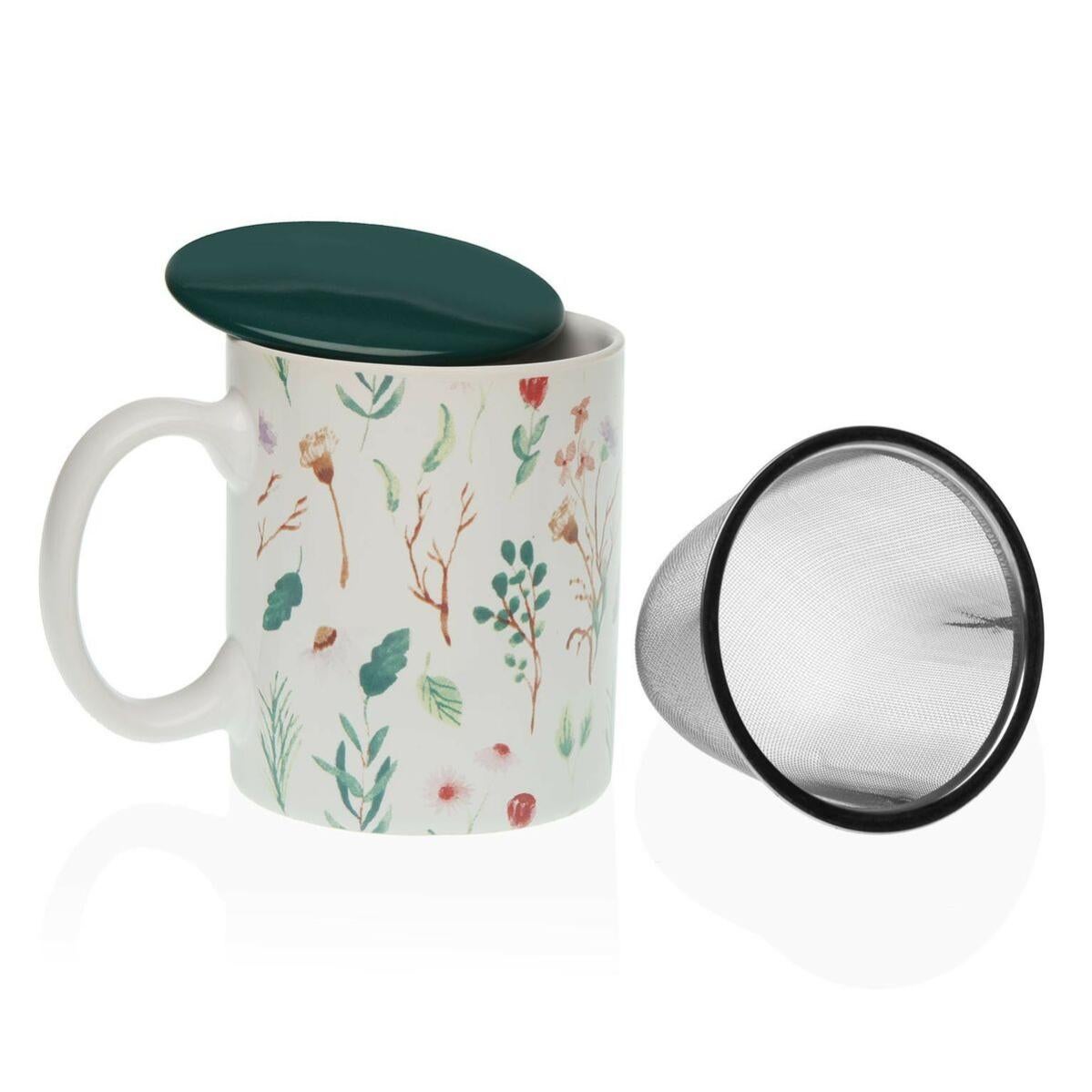 Tazza con Filtro per Infusioni Versa Sansa Porcellana Gres | Leroy Merlin