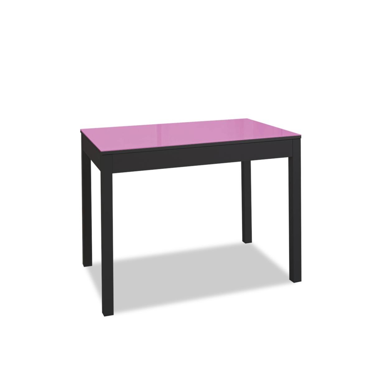 Mesa de cocina fija - Alto 92 cm - Estructura color negra - Tapa ...