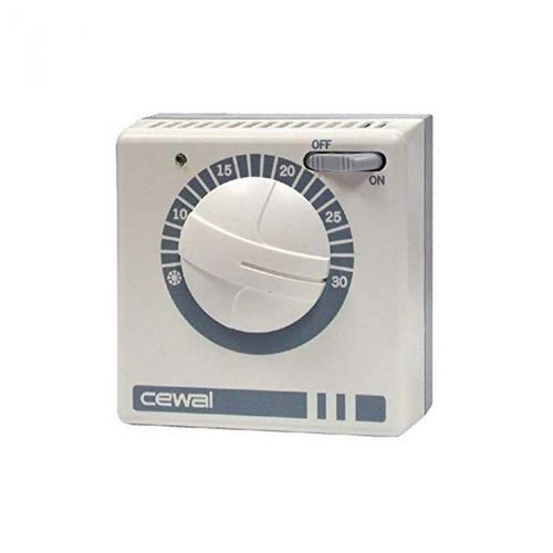TERMOSTATO AMBIENTE MECCANICO CEWAL RQ30 BIANCO | Leroy Merlin