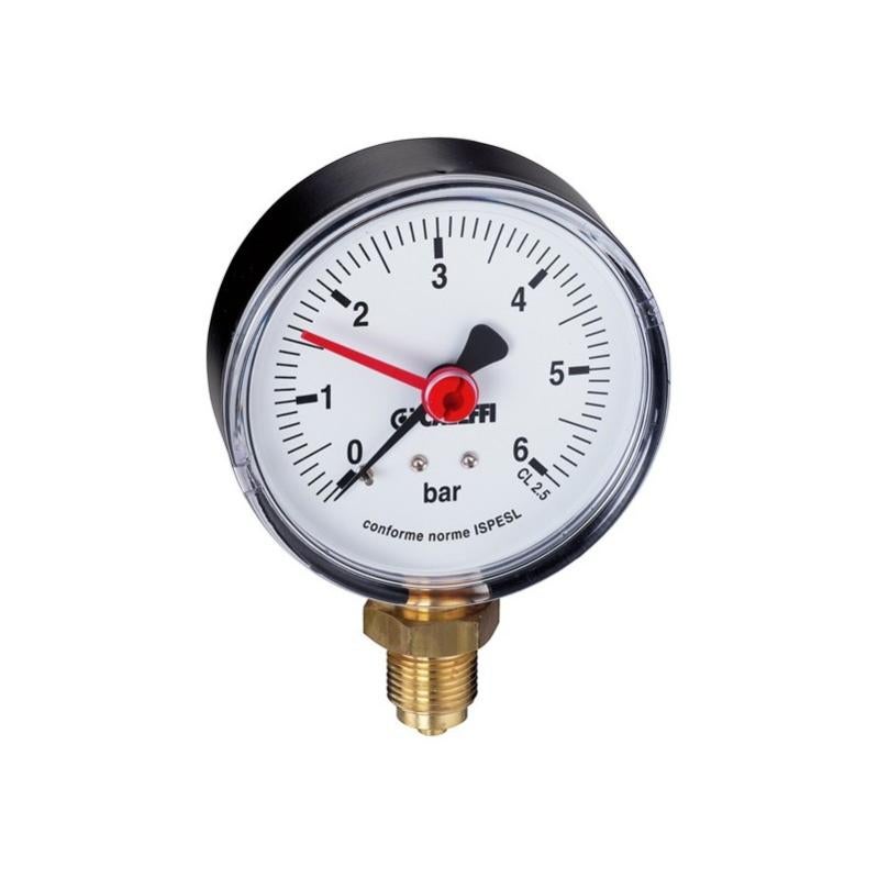 557 MANOM. ISPESL POST. CENTR. Ø1/4 0÷10bar 557410" | Leroy Merlin