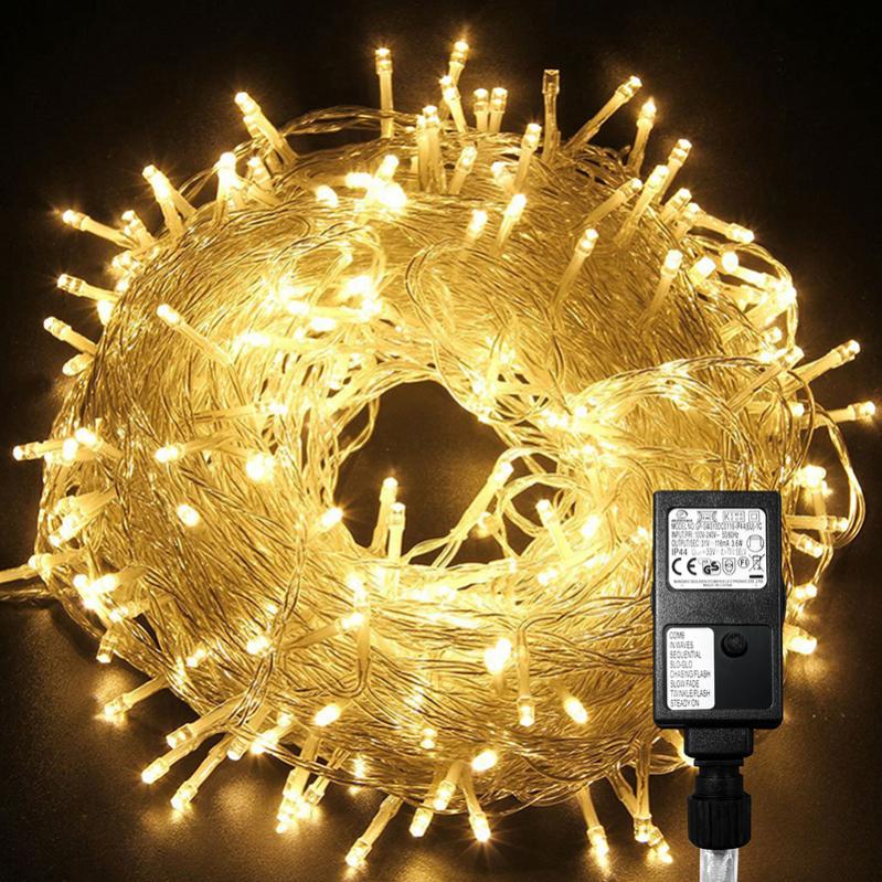 LED guirlandes Guirlande Guirlande extérieure étanche 100 LEDs 10m ...