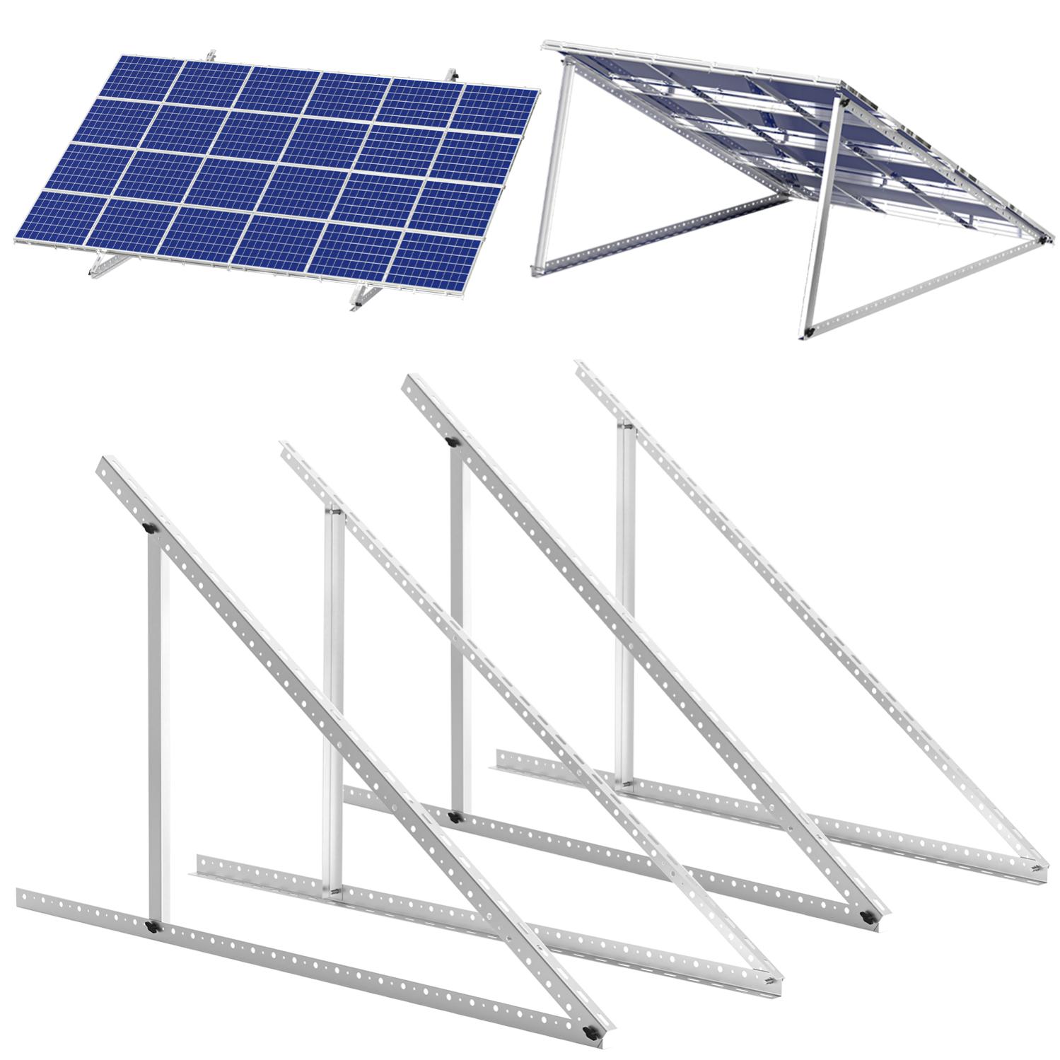 Soporte de aluminio para panel solar de 104 cm 41" - Kit de montaje ...