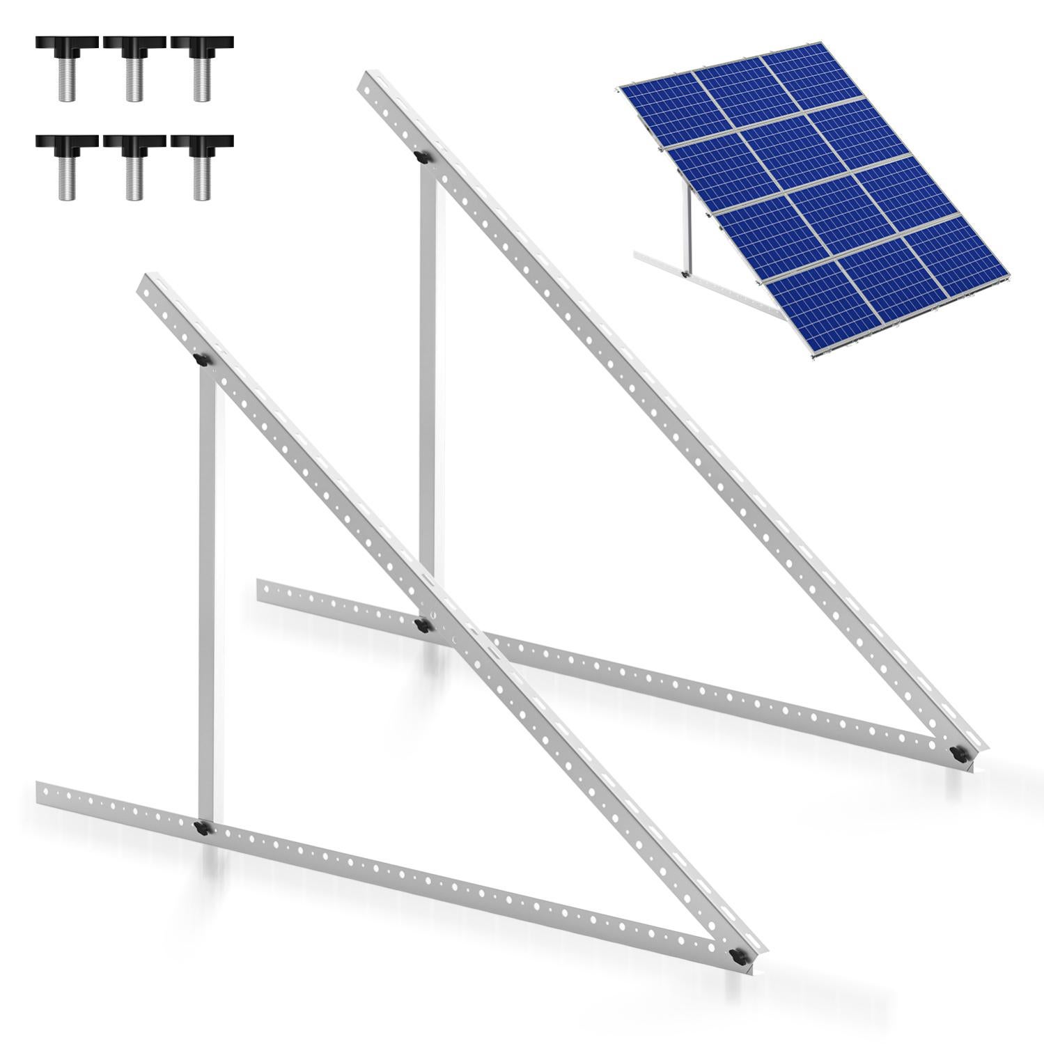 Support de panneau solaire 41 pouces, 2 paires de support de module ...