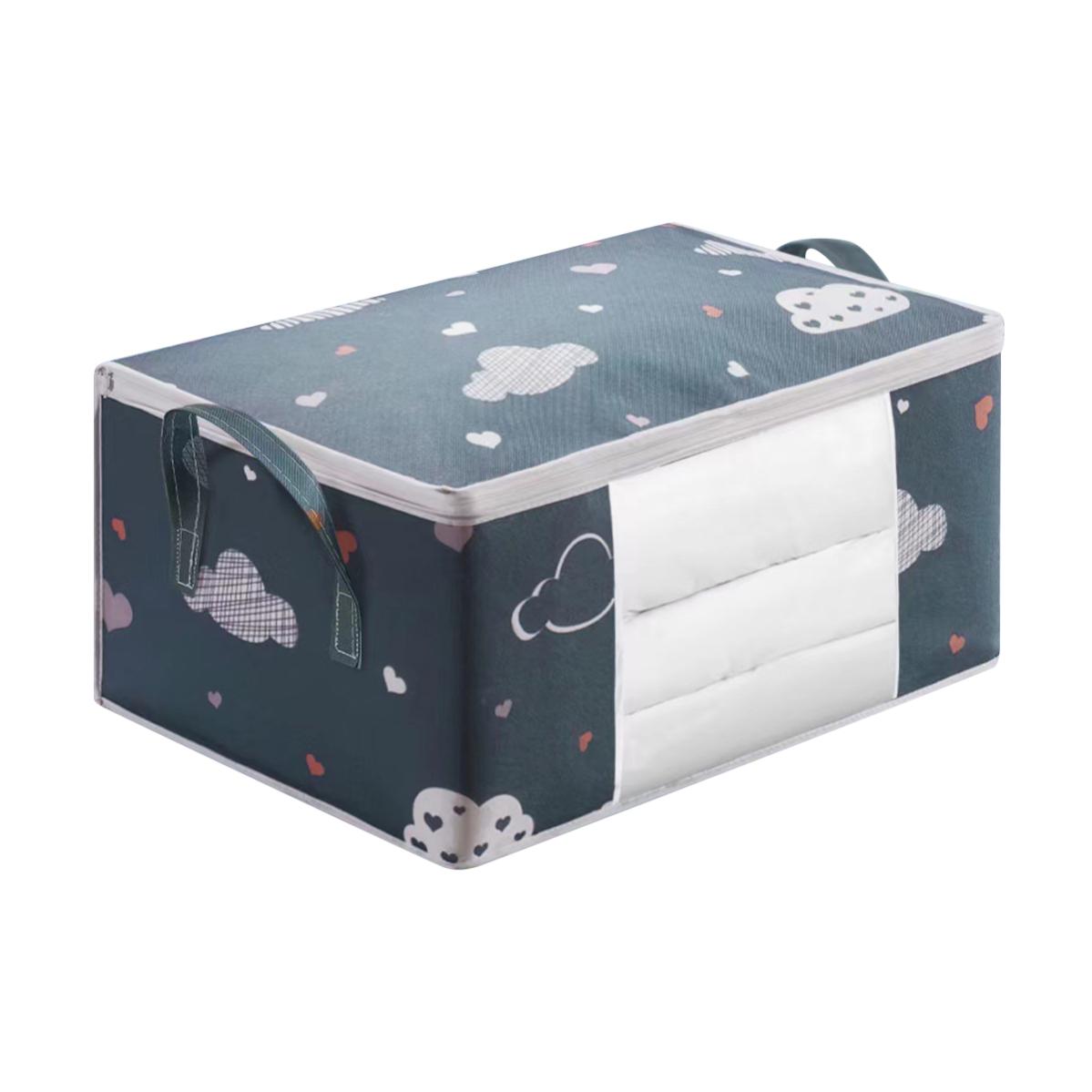 Sac de rangement vêtements 75L 60x30x40cm, Housse Rangement Couette ...