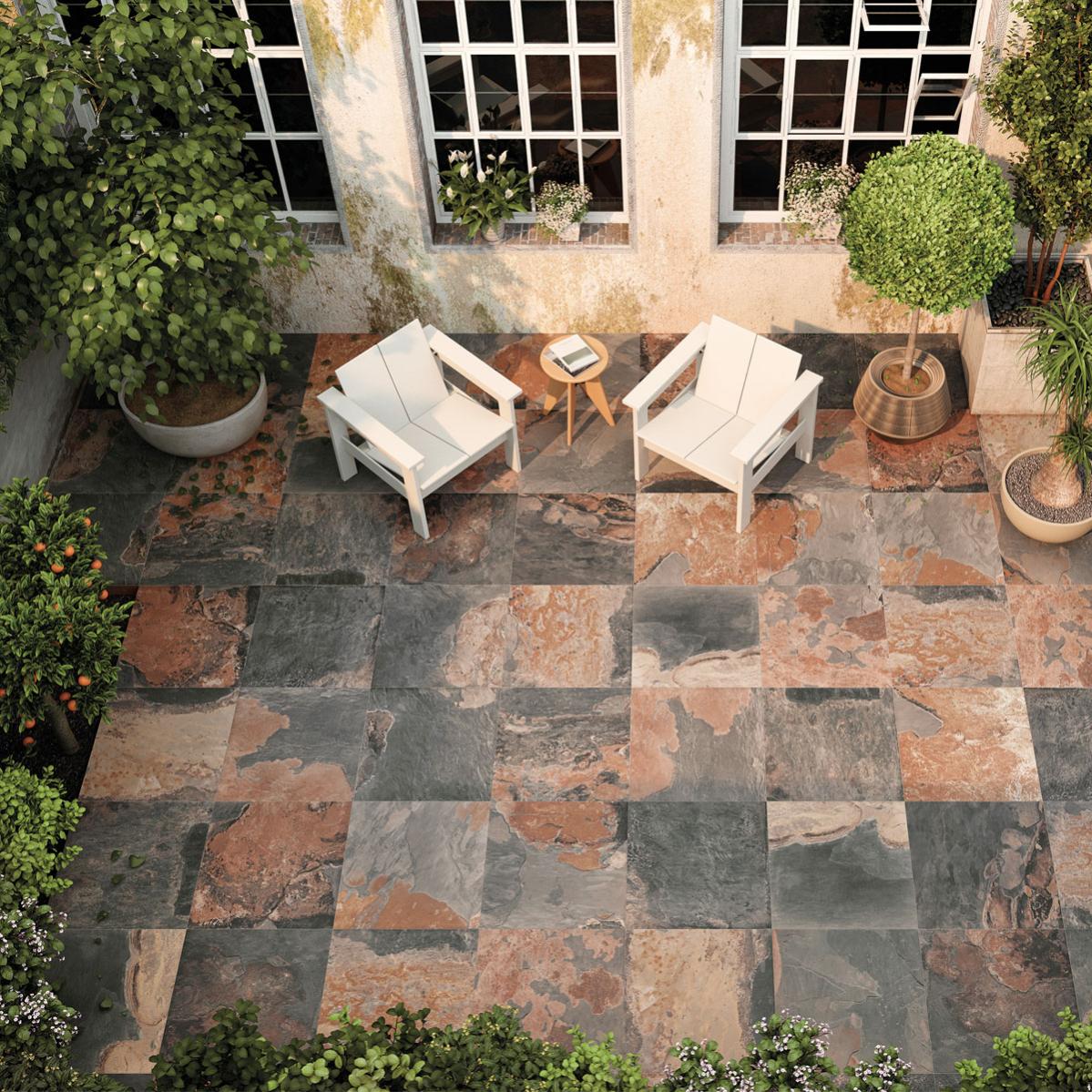 Dalle sur plots Chateau 2cm naturel R11 60x60 cm - Réflex Boutique | Leroy Merlin