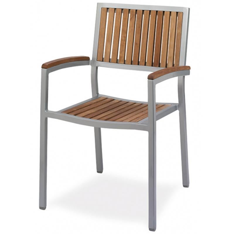 Sillón bar Aluminio apilable - Lote 2 uds | Leroy Merlin