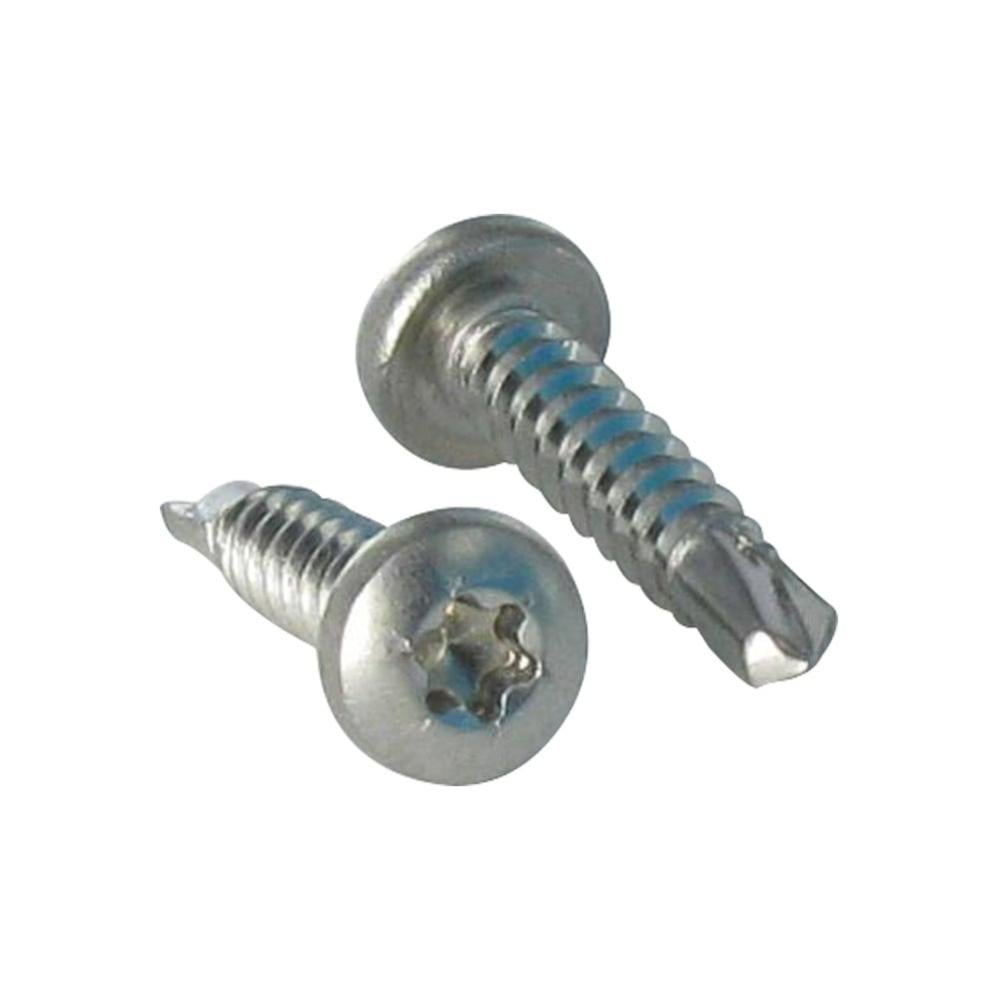 Vis autoperceuse Tête cylindrique bombée TCB TORX T15 3.9X16 Inox A2 ...
