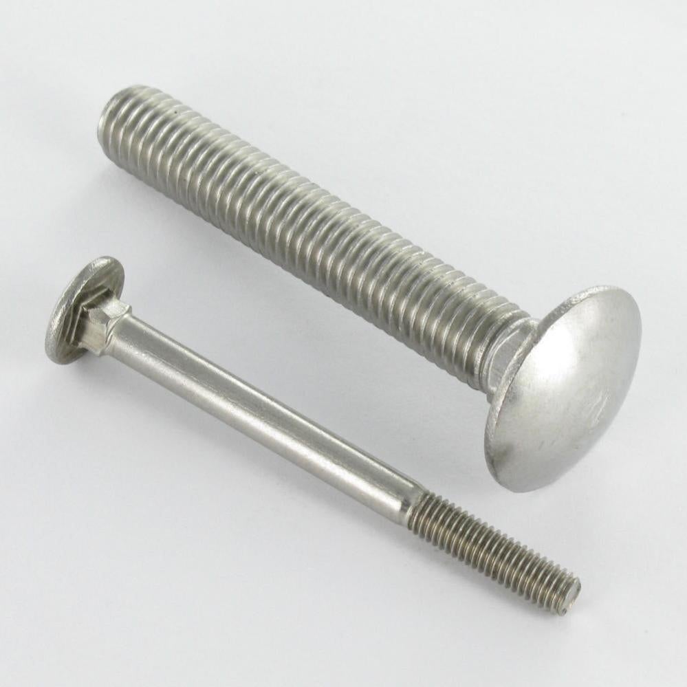 Vis métaux TRCC JAPY tête ronde collet carré Inox A4 M12X90 - 30 pièces ...