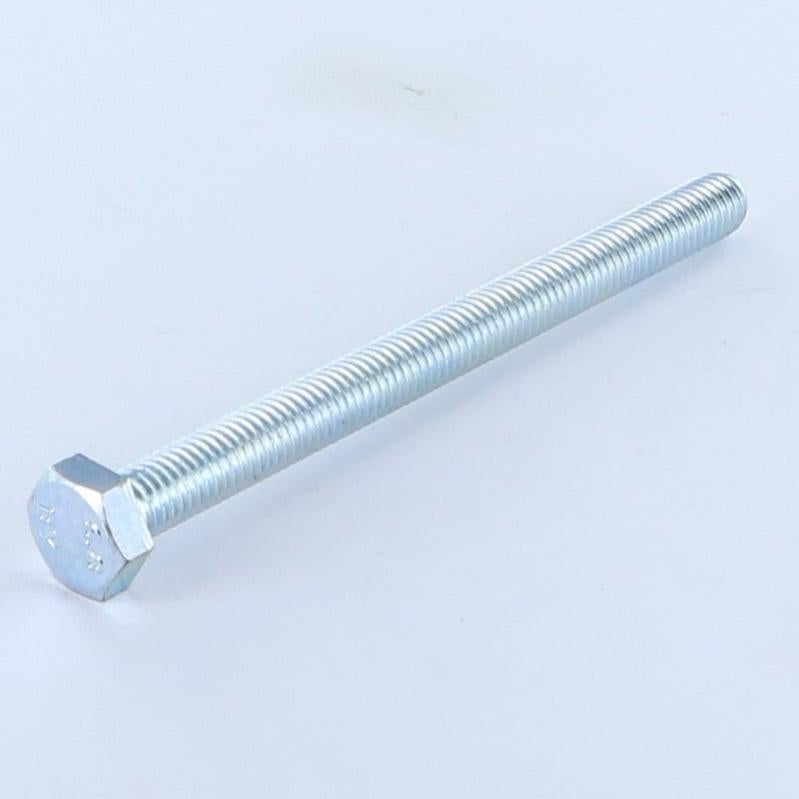 Vis métaux Tête hexagonale TH M8X100 Classe 6.8 Acier zingué - 100 ...