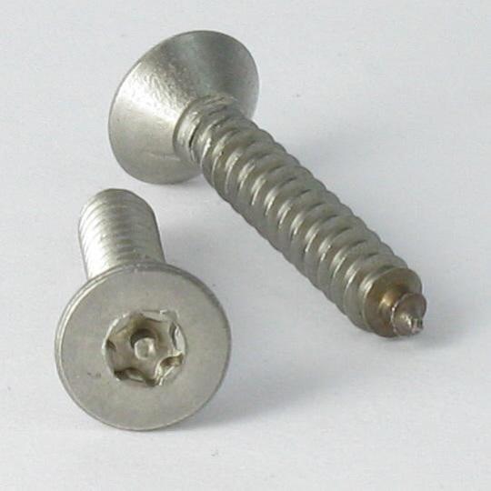 Vis tôle Inviolable Inox A2 Tête fraisée TF T20+TETON 4.2X38 - 100 ...