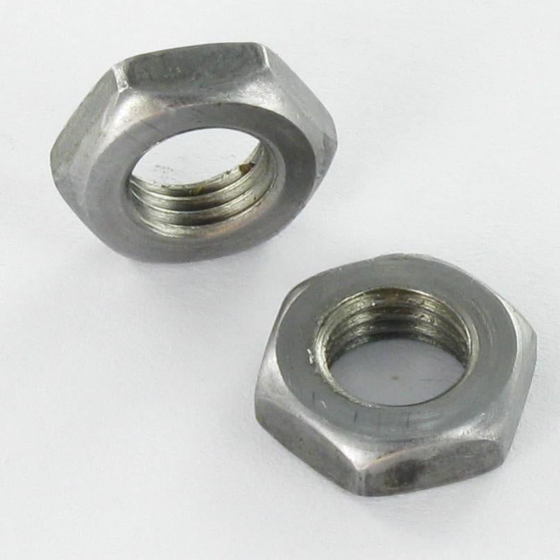 Écrou hexagonal bas hm/contre écrou M16 Pas fin Pas de 150 Acier brut ...