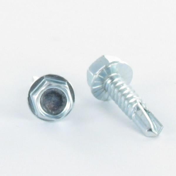Vis autoperceuse Tête hexagonale TH 4.8X45 Filet tôle Acier zingué ...