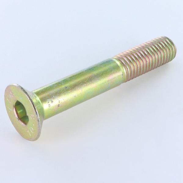 Vis métaux FHC tête fraisée empreinte hexagonale creuse M5X20 Filetée sur 16 Classe 10.9 Clé de ...