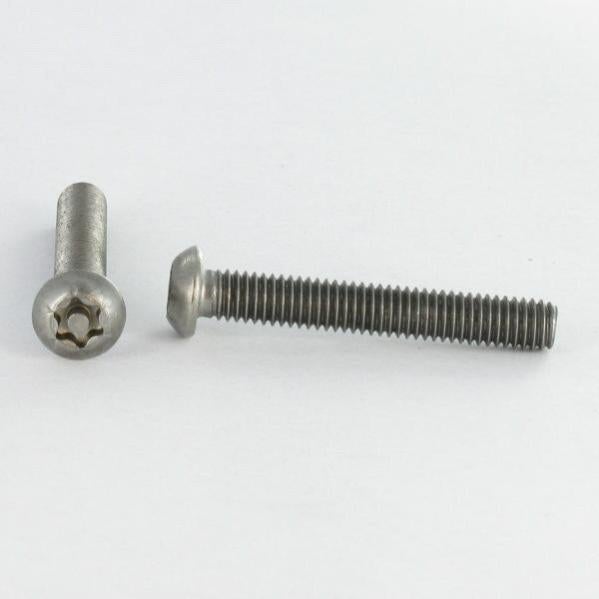 Vis métaux Inox A2 Inviolable Tête bombée T40+TETON M8X60 - 30 pièces ...