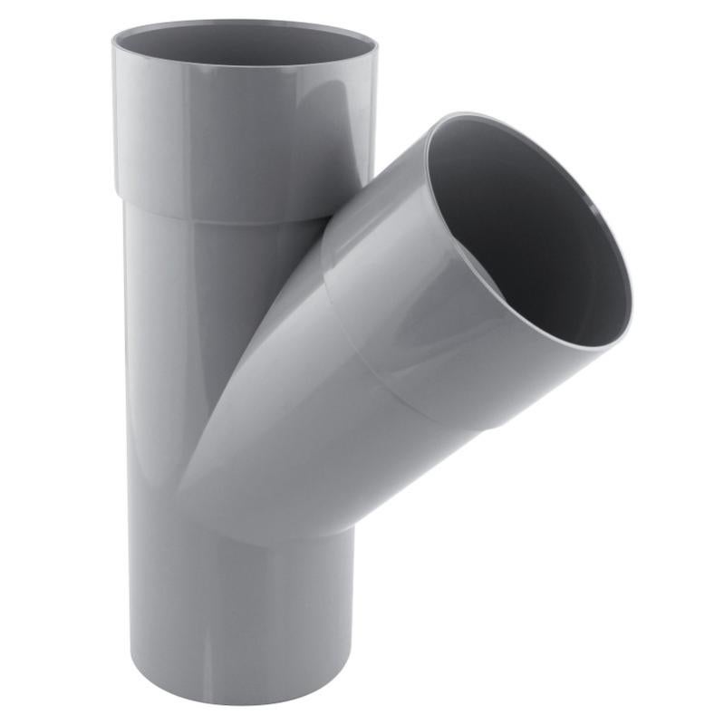PVC di evacuazione Gamma Pant Pro 45° maschio/femmina Ø110 | Leroy Merlin