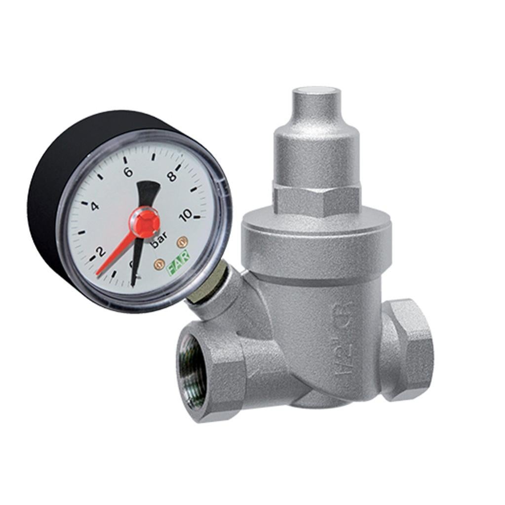 Riduttore di pressione, attacchi F-F Far Rubinetterie 2868-2869-2870 ...