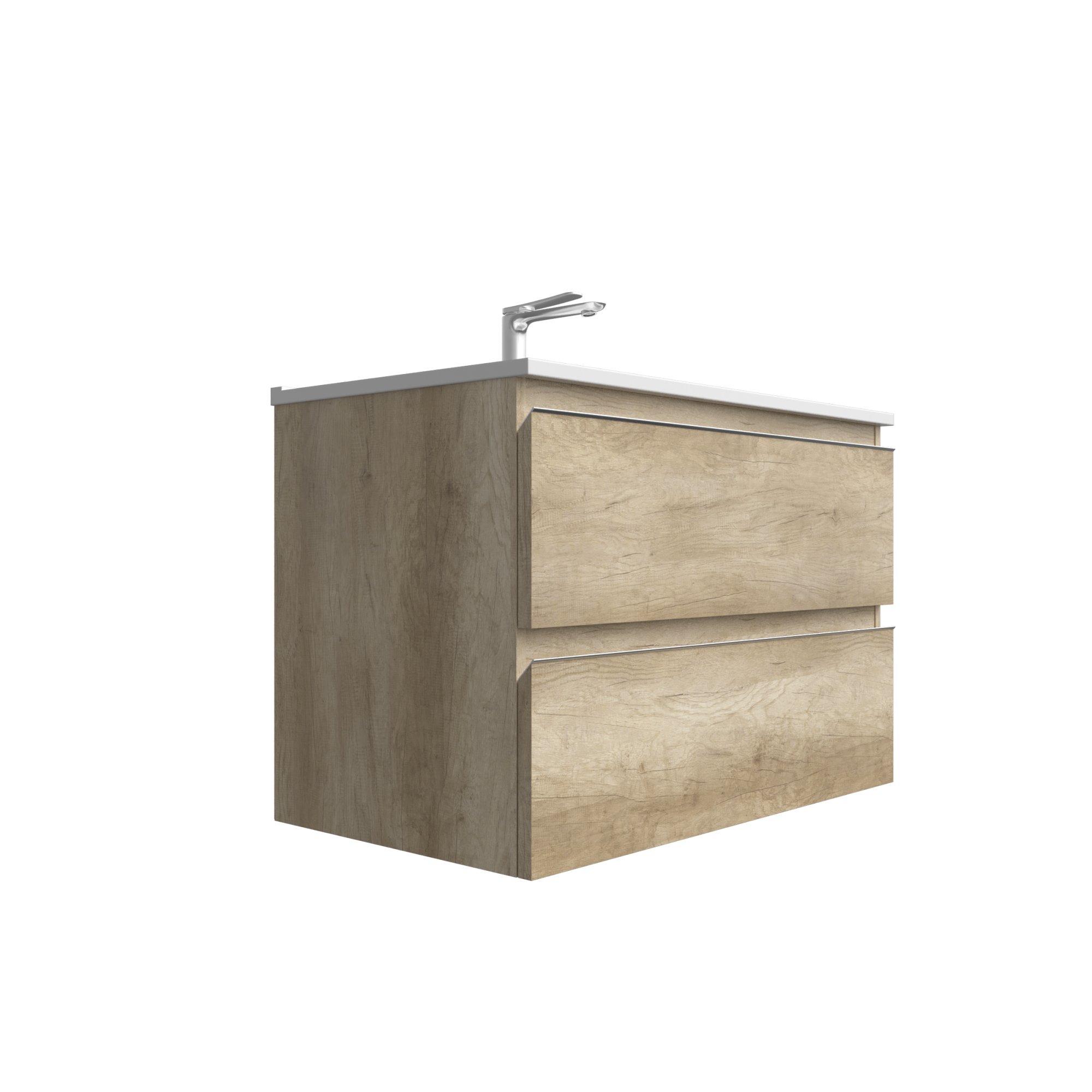 Mueble de Baño de alta calidad con 2 cajones y Lavabo Porcelánico ...