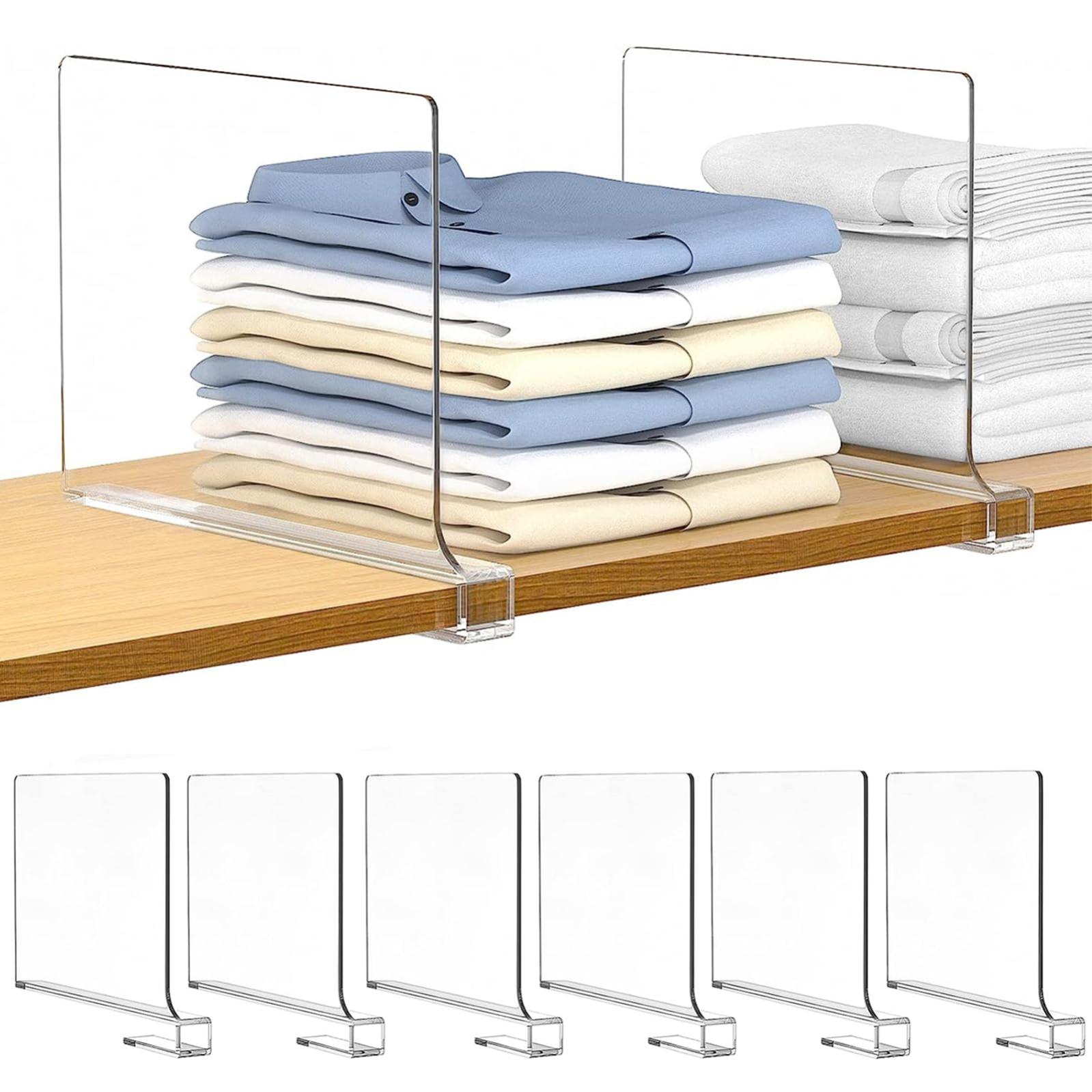 Shelf Dividers Étagère Extensible Empilable De 54 Kg Avec Séparateur De ...